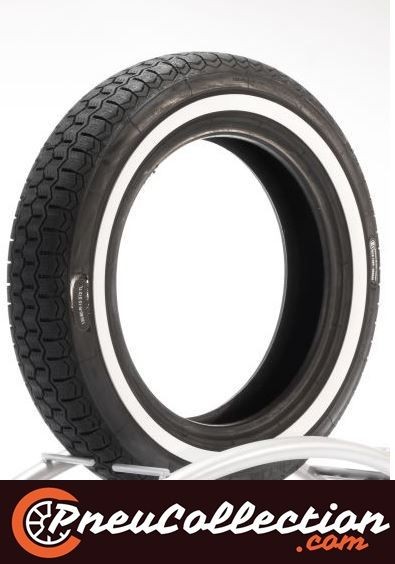 pneu Michelin 135R15 72S ZX flanc blanc de 20mm ( 0,8')